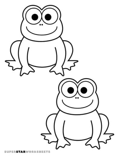 Frog Template (Free Printables) - Superstar Worksheets