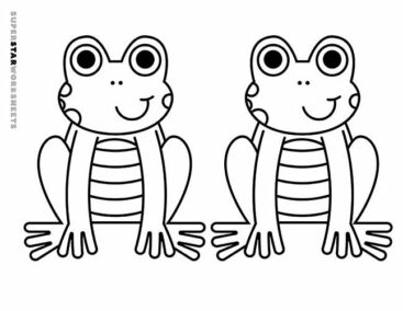 Frog Template (Free Printables) - Superstar Worksheets