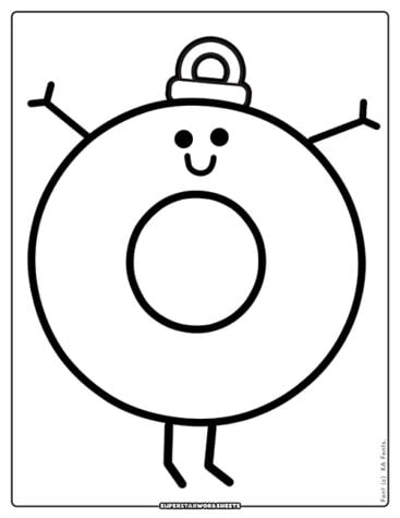 Letter O Coloring Pages - Superstar Worksheets