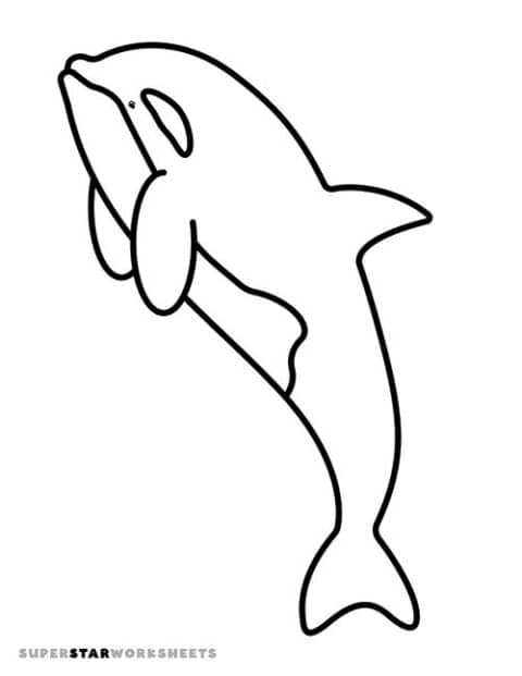 Whale Template (Free Printables) - Superstar Worksheets