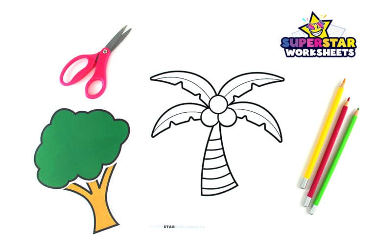 Tree Template (Free Printables) - Superstar Worksheets