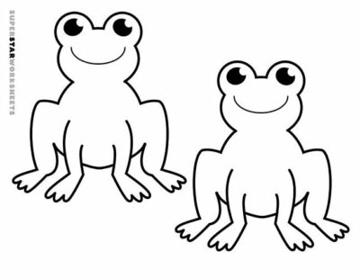 Frog Template (Free Printables) - Superstar Worksheets