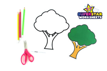 Tree Template (Free Printables) - Superstar Worksheets