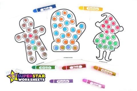 Dot Marker Printables - Superstar Worksheets