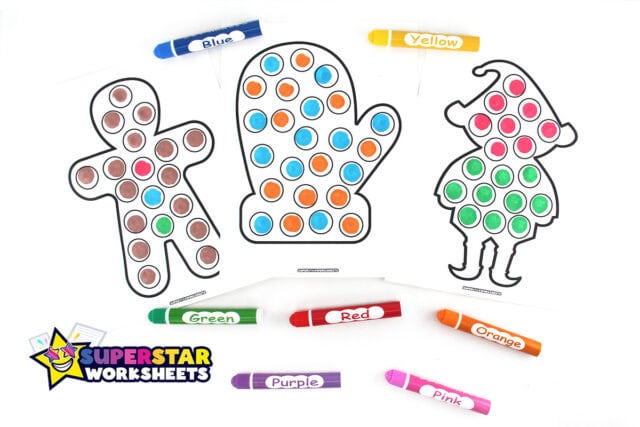 Dot Marker Printables - Superstar Worksheets