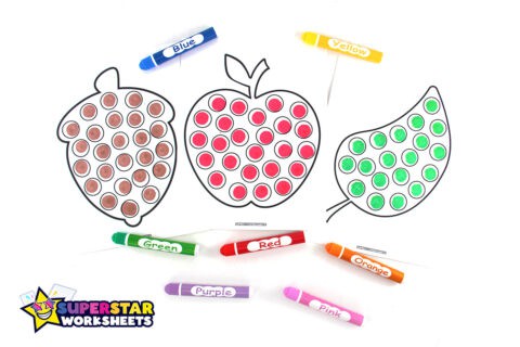 Dot Marker Printables - Superstar Worksheets