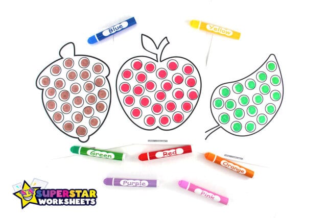 Dot Marker Printables - Superstar Worksheets