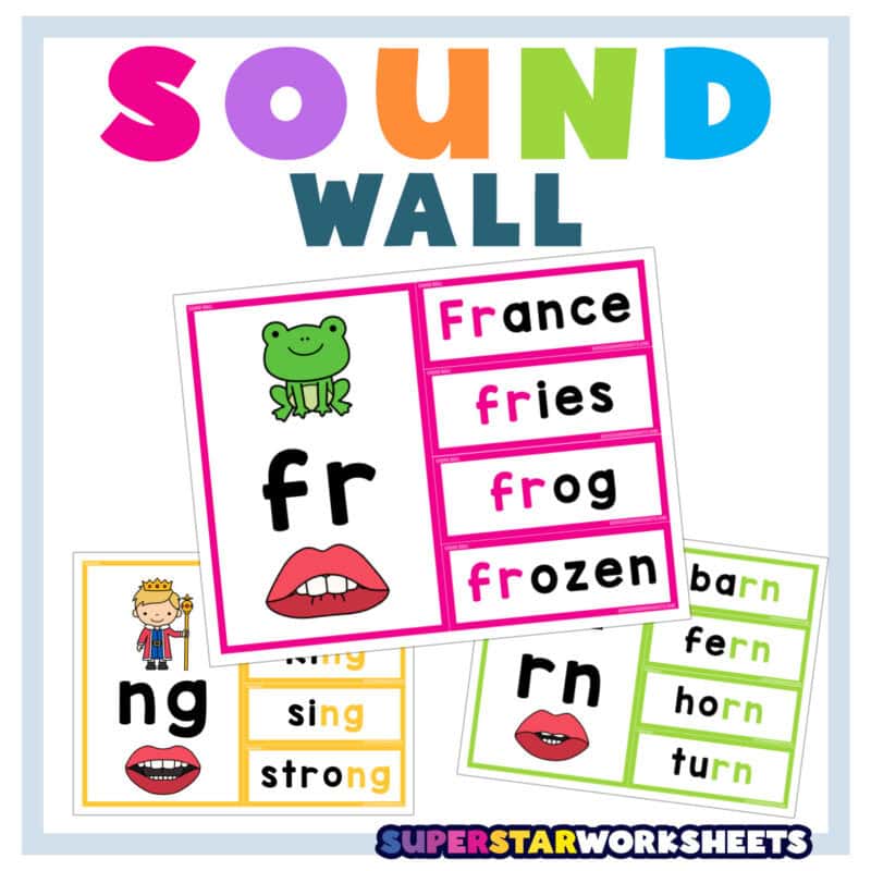 Sound Wall - Superstar Worksheets