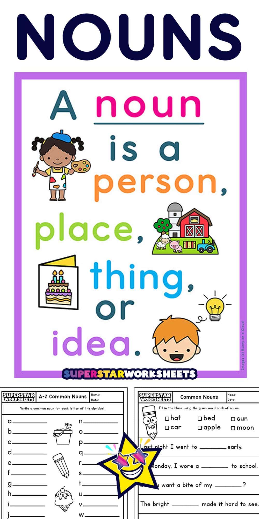 Possessive Noun Worksheets - Superstar Worksheets