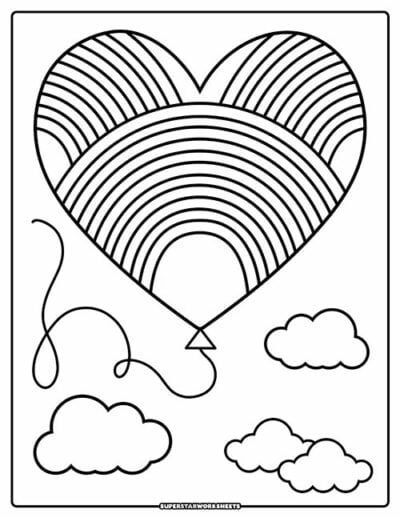 Rainbow Coloring Pages (Free Printables) - Superstar Worksheets