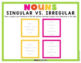 Irregular Plural Noun Worksheets - Superstar Worksheets