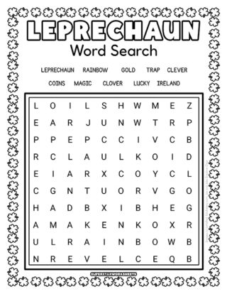 Leprechaun Trap - Superstar Worksheets