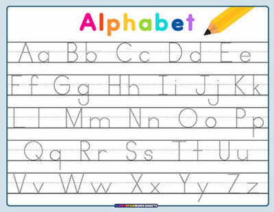 Letter Tracing Worksheets - Superstar Worksheets