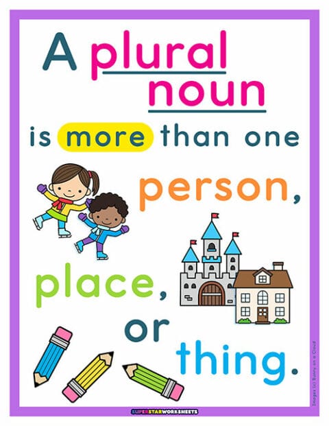 Plural Noun Worksheets - Superstar Worksheets