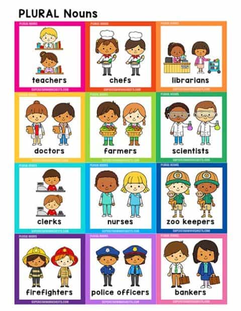 Plural Noun Worksheets - Superstar Worksheets