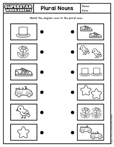 Plural Noun Worksheets - Superstar Worksheets