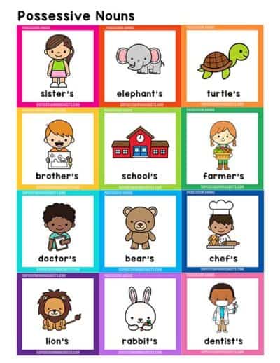 Possessive Noun Worksheets - Superstar Worksheets