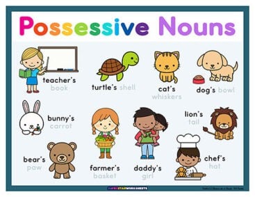 Possessive Noun Worksheets - Superstar Worksheets