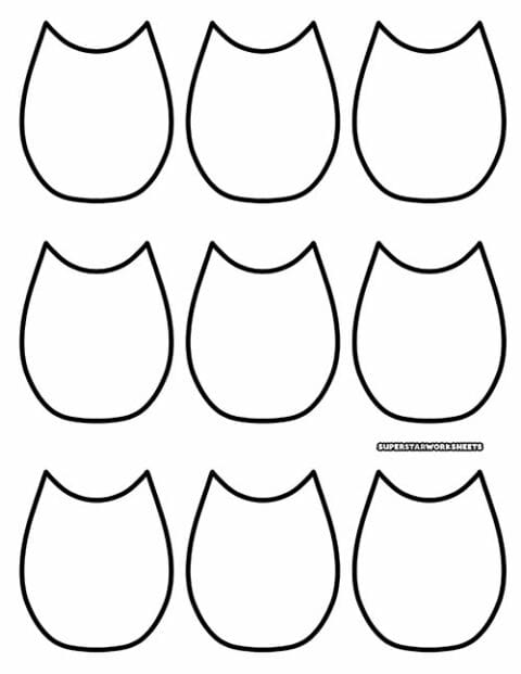Owl Template (Free Printables) - Superstar Worksheets
