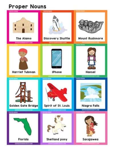 Proper Noun Worksheets - Superstar Worksheets