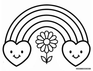 Rainbow Coloring Pages (Free Printables) - Superstar Worksheets