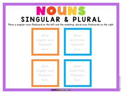 Plural Noun Worksheets - Superstar Worksheets