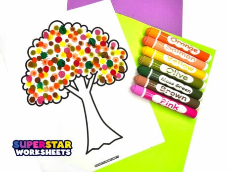 Tree Template (Free Printables) - Superstar Worksheets
