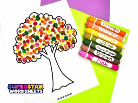 Tree Template (Free Printables) - Superstar Worksheets