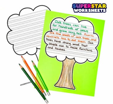 Tree Template (Free Printables) - Superstar Worksheets