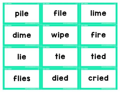 Long I Words - Superstar Worksheets