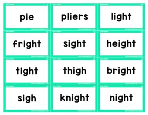 Long I Words - Superstar Worksheets