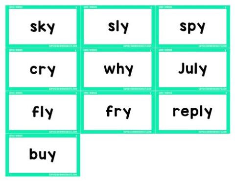 Long I Words - Superstar Worksheets