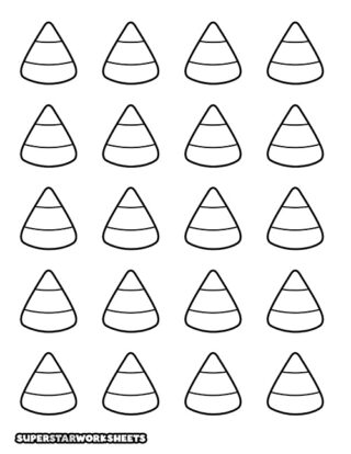 Candy Corn Template (Free Printables) - Superstar Worksheets