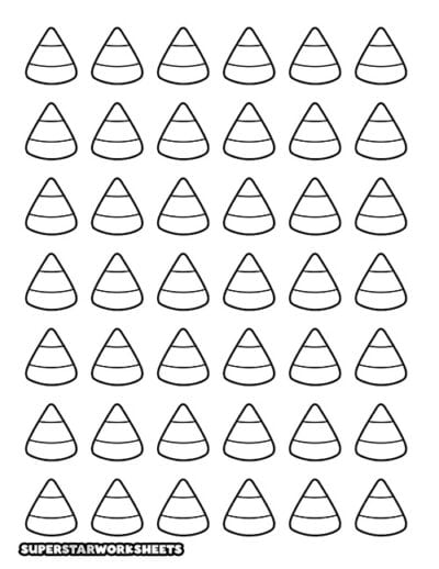 Candy Corn Template (Free Printables) - Superstar Worksheets
