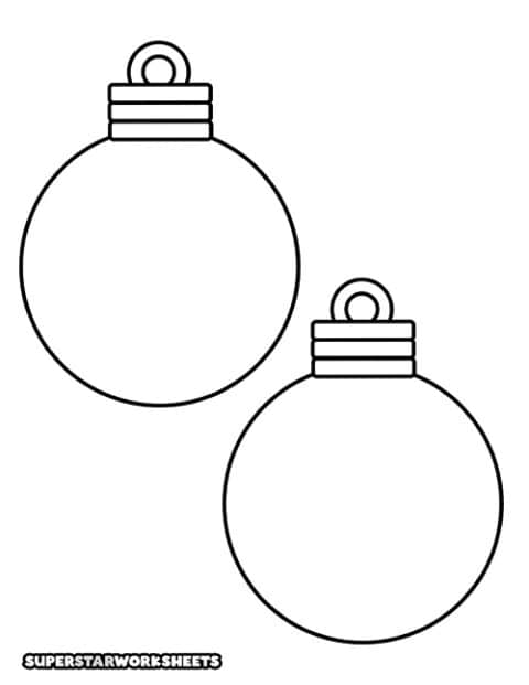 Christmas Light Templates (Free Printables) - Superstar Worksheets