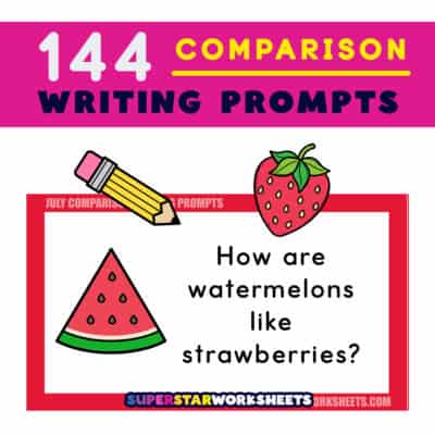 Writing Prompts (Free Printables) - Superstar Worksheets