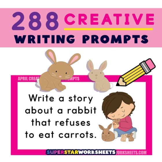 Writing Prompts (Free Printables) - Superstar Worksheets