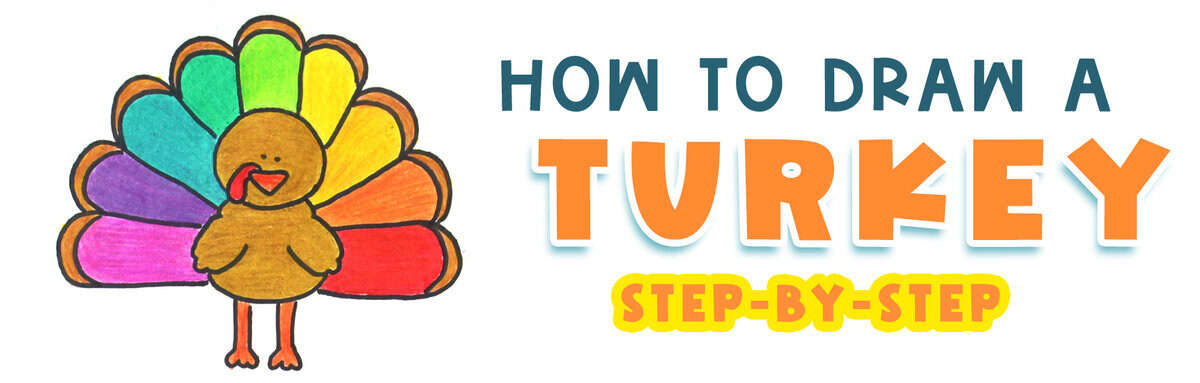 How to Draw a Turkey - Superstar Worksheets