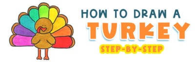 How to Draw a Turkey - Superstar Worksheets