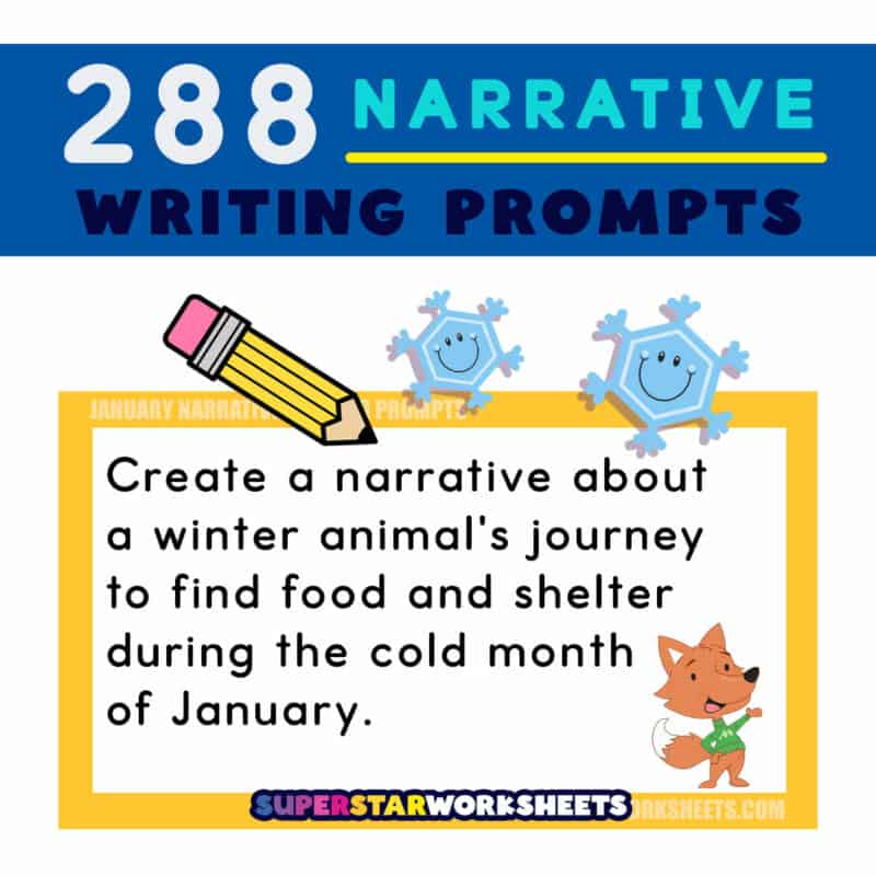 Writing Prompts (Free Printables) - Superstar Worksheets