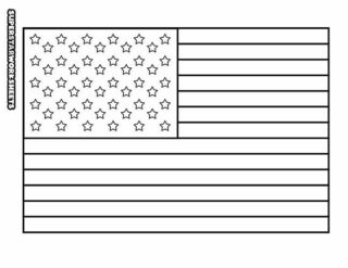 American Flag Template (Free Printables) - Superstar Worksheets