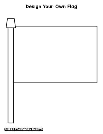 American Flag Template (Free Printables) - Superstar Worksheets