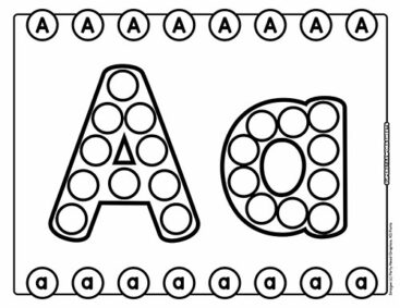 Alphabet Dot Marker Printables - Superstar Worksheets