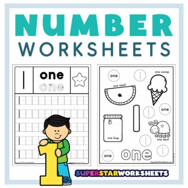 Number 1 Worksheets - Superstar Worksheets