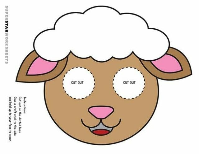 Sheep Template (Free Printables) - Superstar Worksheets