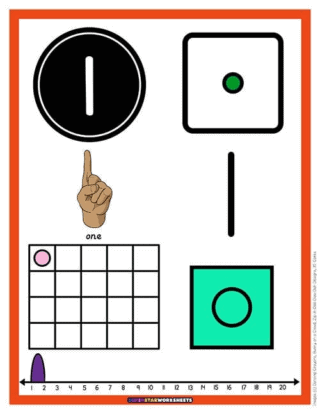 Number 1 Worksheets - Superstar Worksheets