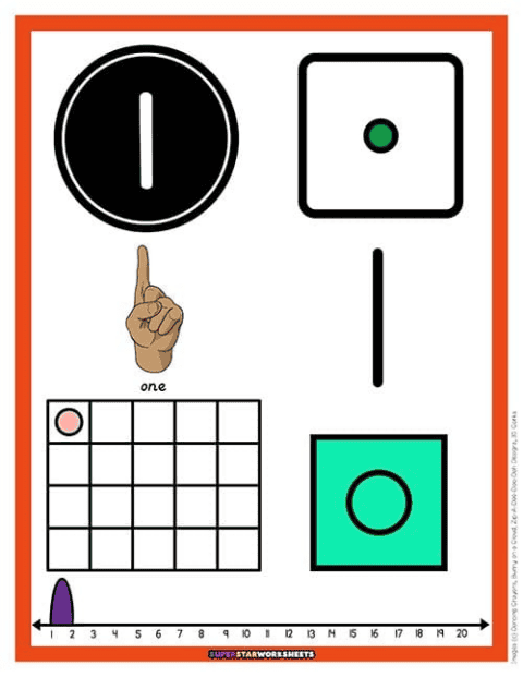 Number 1 Worksheets - Superstar Worksheets