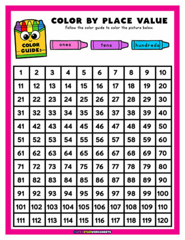 120 Chart - Superstar Worksheets