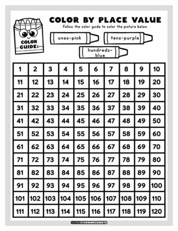 120 Chart - Superstar Worksheets