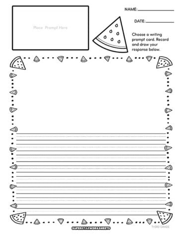Summer Writing Prompts - Superstar Worksheets